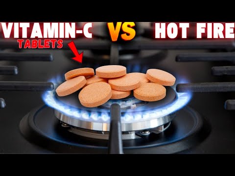 Crazy Reaction 😳 With Vitamin-C Tablets | #andhraexperiments # ...