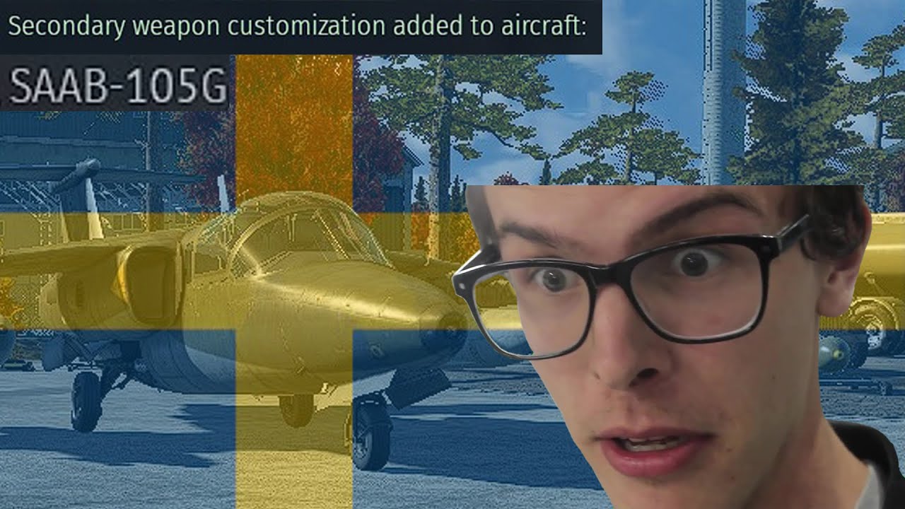 Average Swedish SAAB-105G experience in War Thunder - YouTube