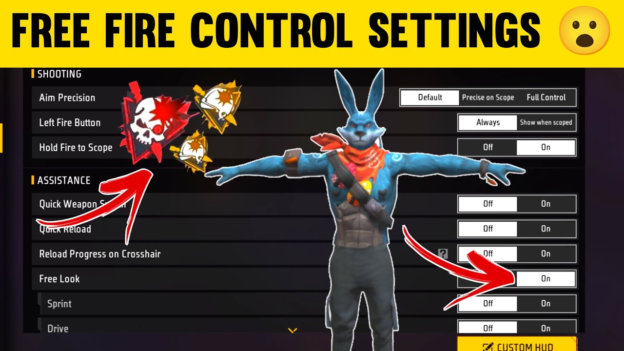 Control Setting Free Fire | Pro Player Setting Free Fire 2023 | Free ...