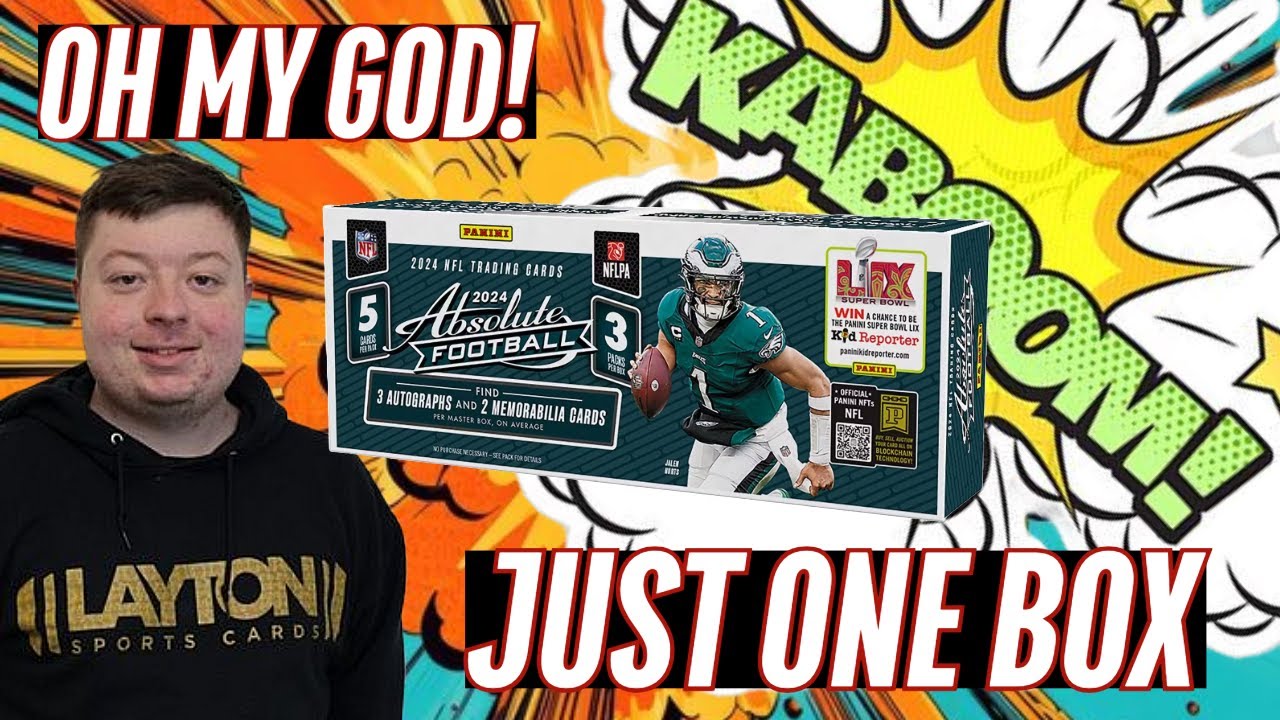 OH MY GOD! 1 Box of 2024 Absolute NFL Hobby for Jesus T - YouTube