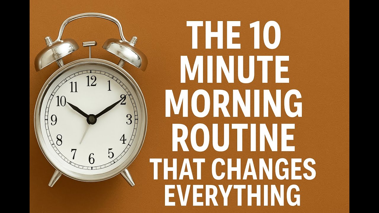 The 10 Minute Morning Routine That Changes Everything - YouTube