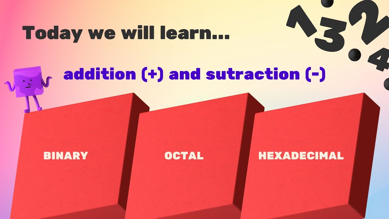Arithmetic Operation And Of Binary Octal And Hexadecimal