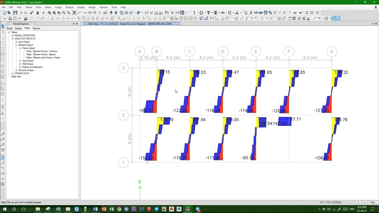 How to export beam force from etabs to excel - YouTube