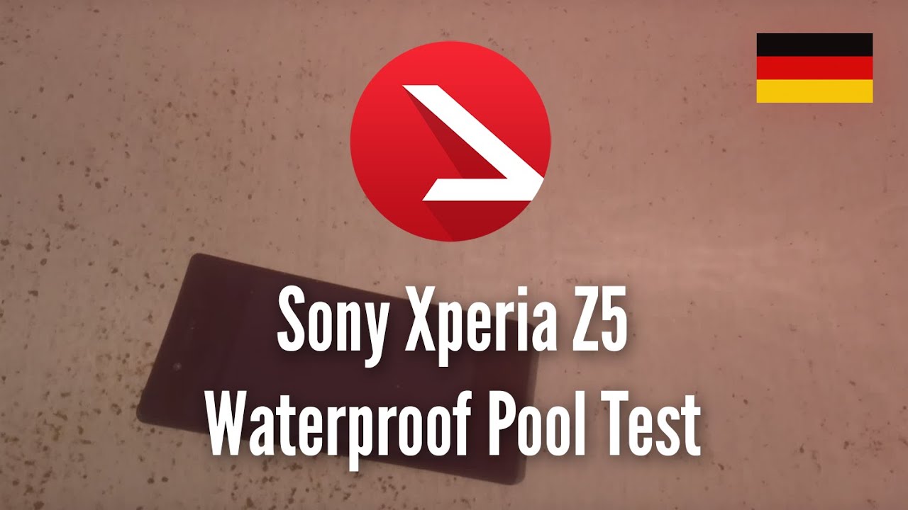 Sony Xperia Z5 Waterproof Pool Test [4K UHD] - YouTube