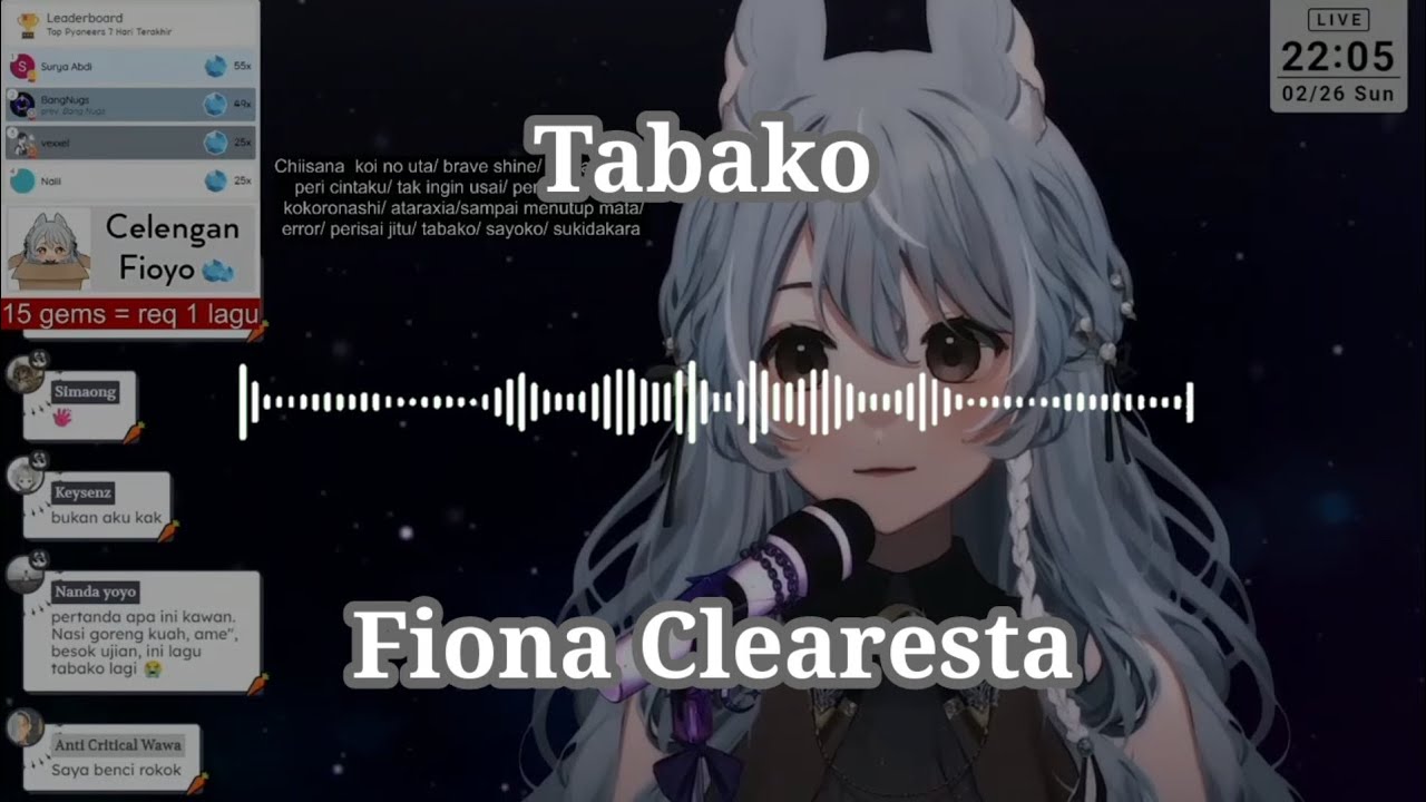 Tabako - Fiona Clearesta - YouTube