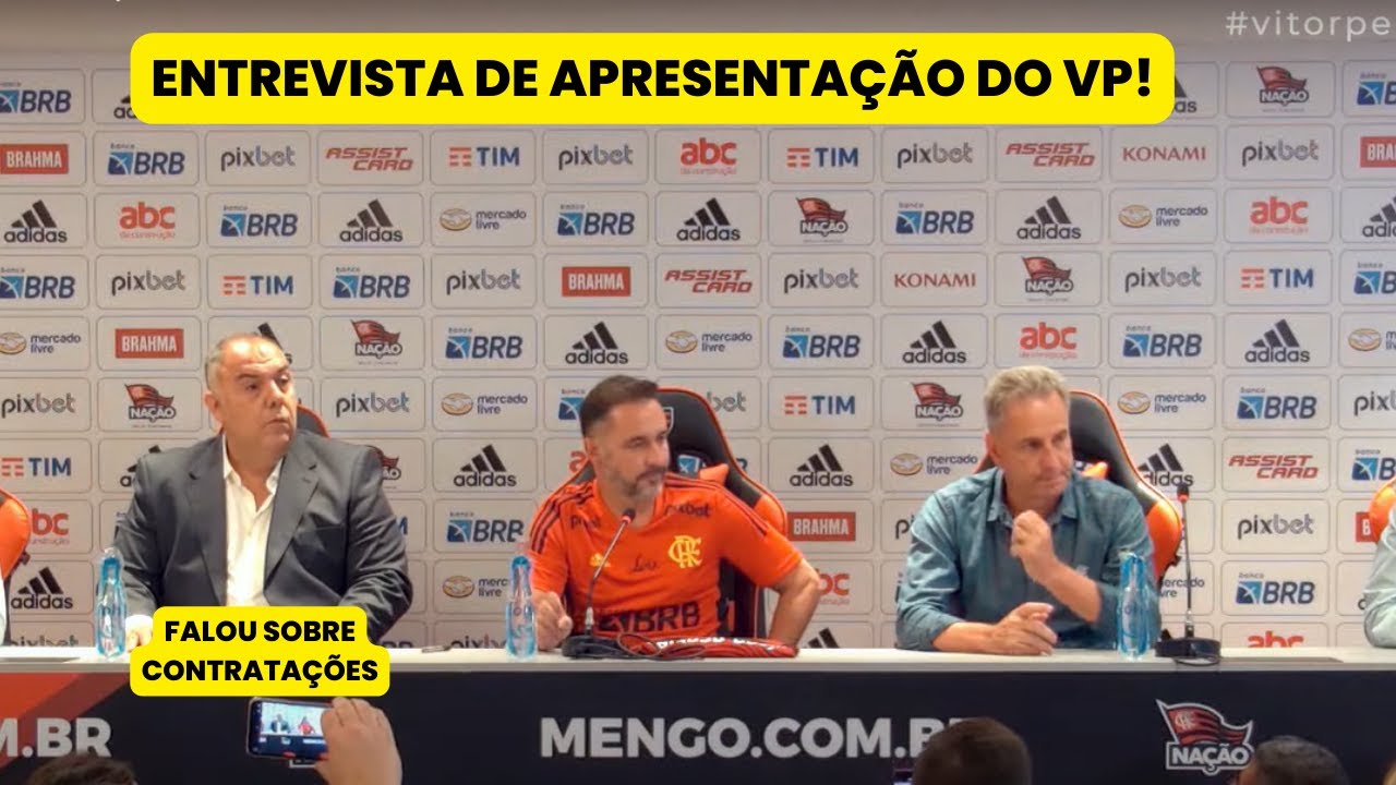 APRESENTAÇÃO DO VITOR PEREIRA. BRAZ FALA DE CONTRATAÇÕES - YouTube