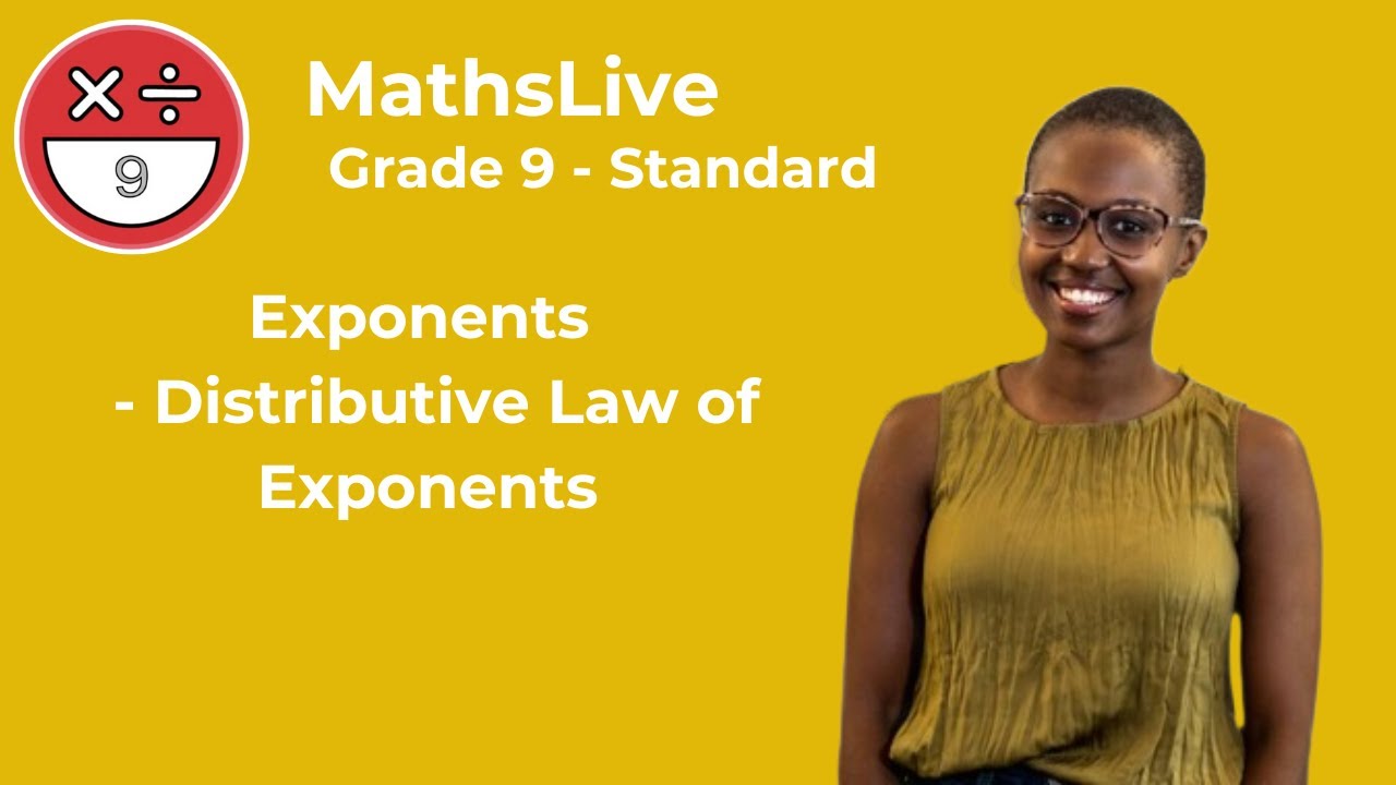 Grade 9 - Exponents (distributive law of exponents) - YouTube