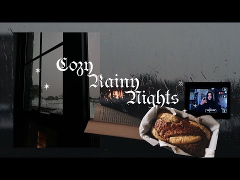 coziest rainy nights ⛈️ thunder, lighting, soups, baking ➤024