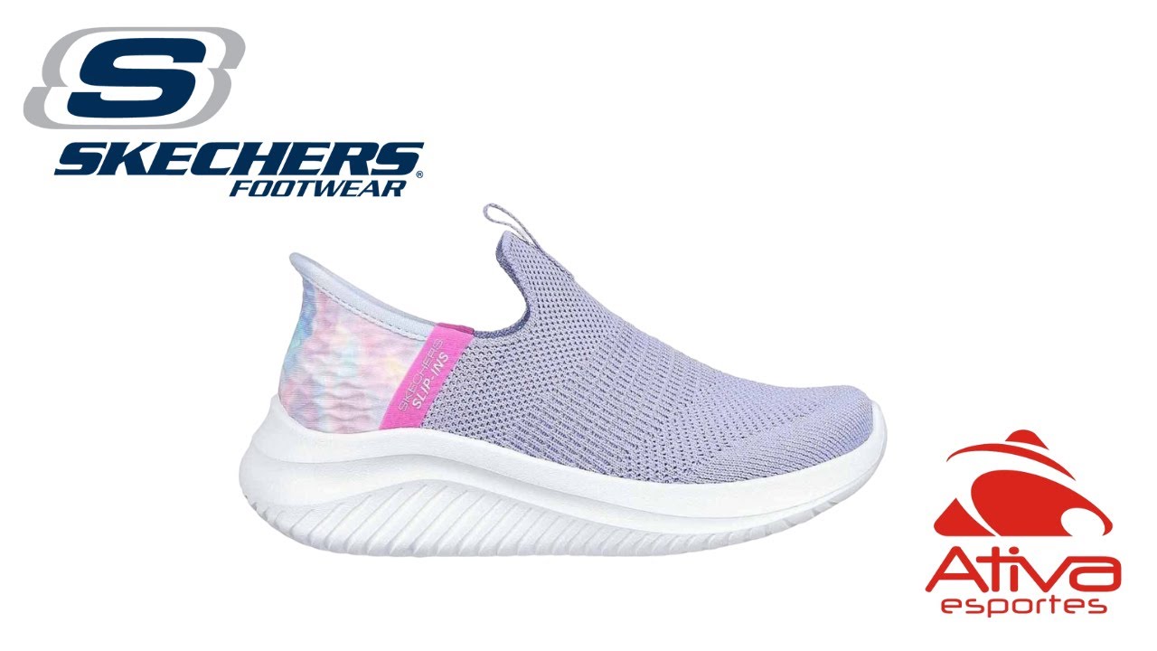Tênis Infantil Skechers Ultra Flex 3.0 Colory 303801L-LVMT - YouTube