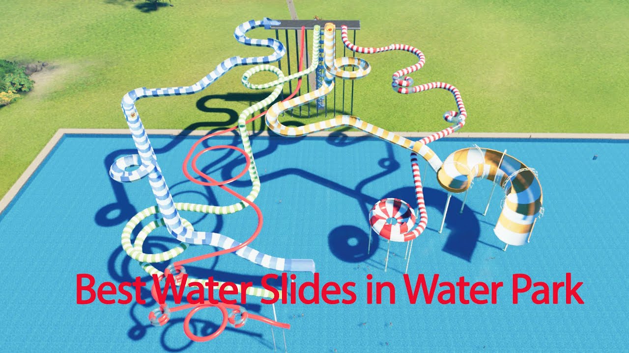 The best Water Slides at Water Park - Planet Coaster 2 - YouTube
