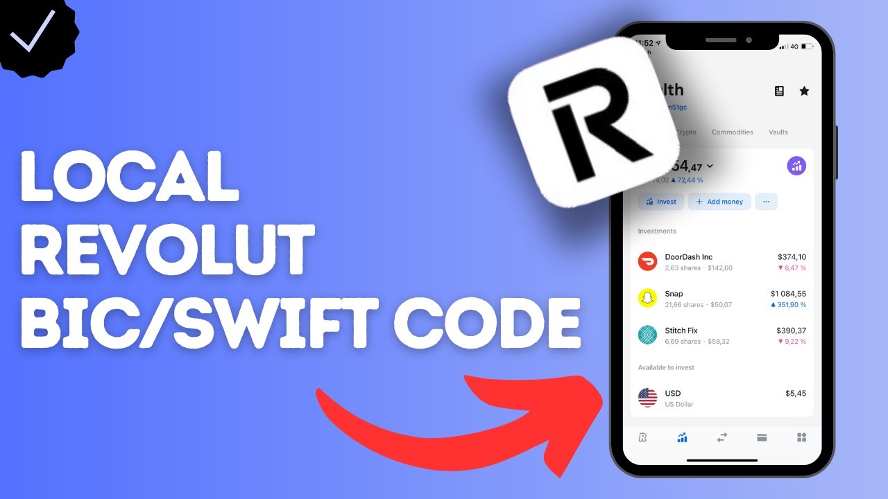 What is the local Revolut BIC/SWIFT code? - YouTube