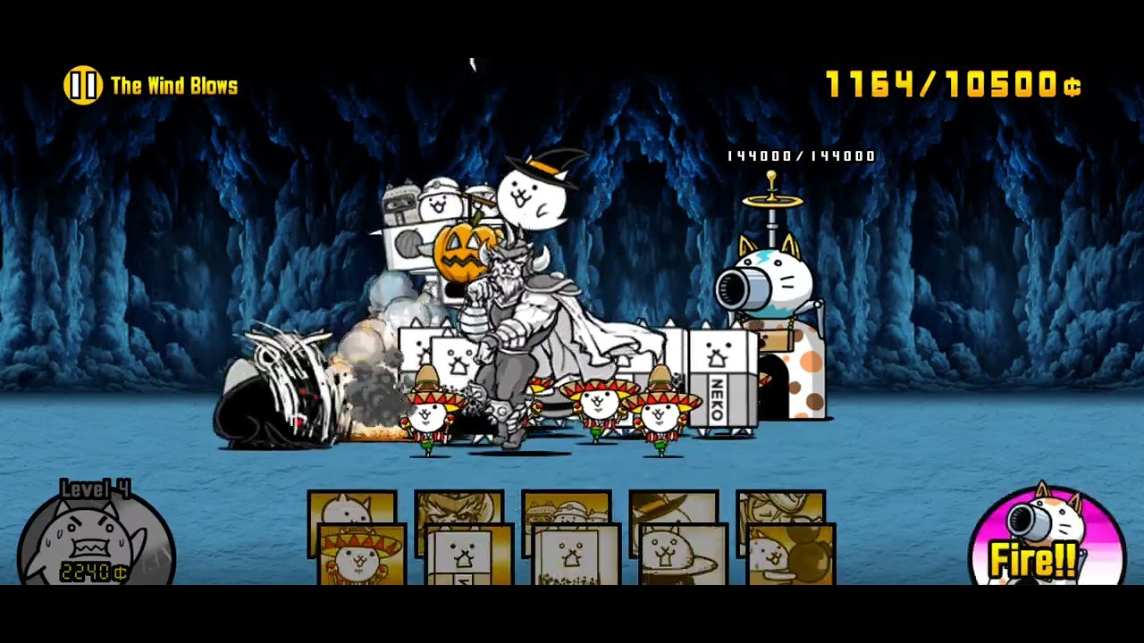 Battle Cats SoL 9-4 The Wind Blows ⭐️⭐️⭐️ - Squishy Cave Stage 4 - YouTube