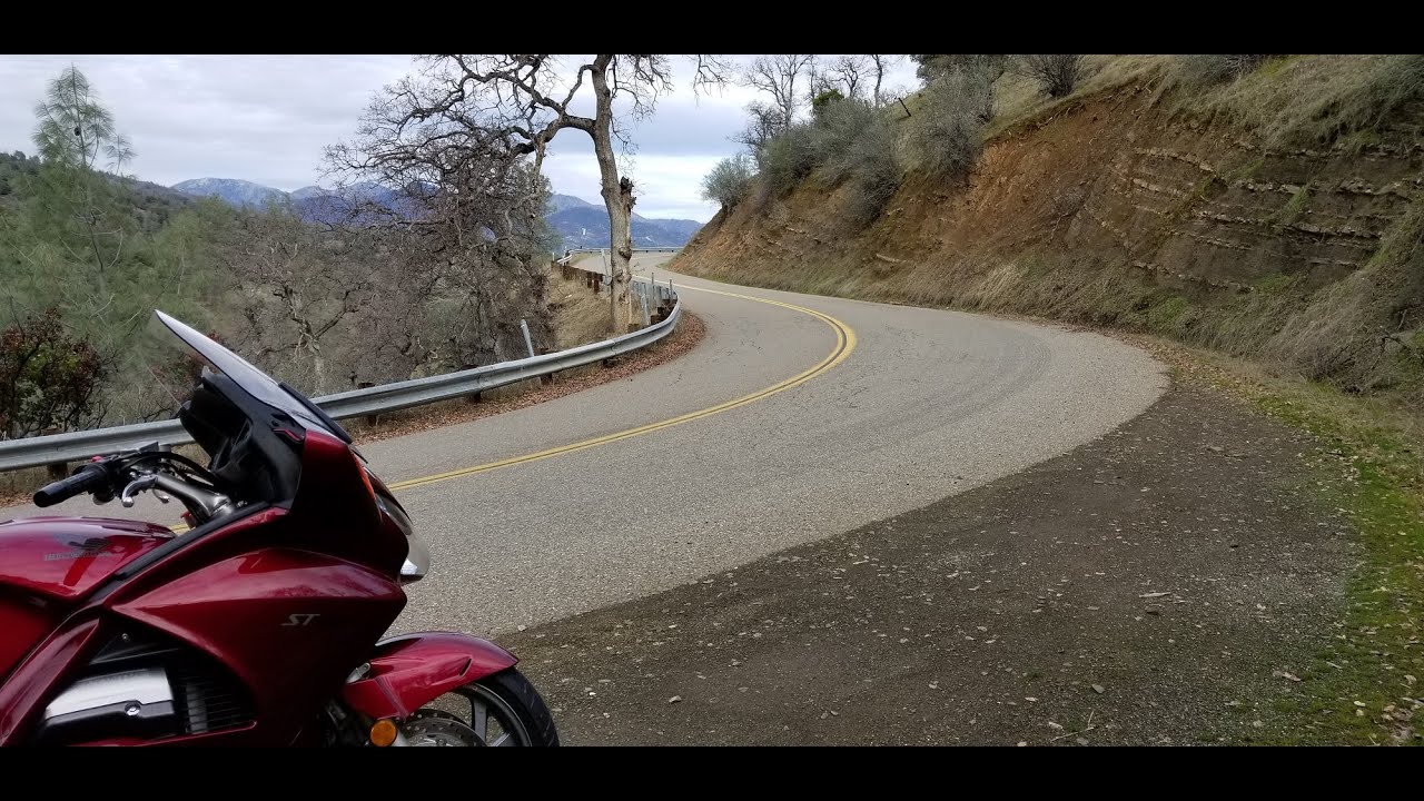 California Motorcycle Riding Platina Road January 2019 - YouTube