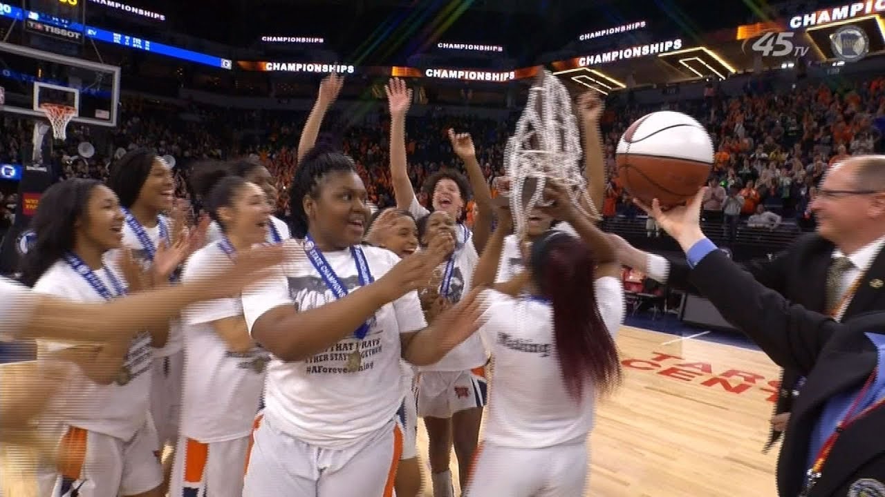 Cooper girls celebrate girls’ 1st state basketball title - YouTube