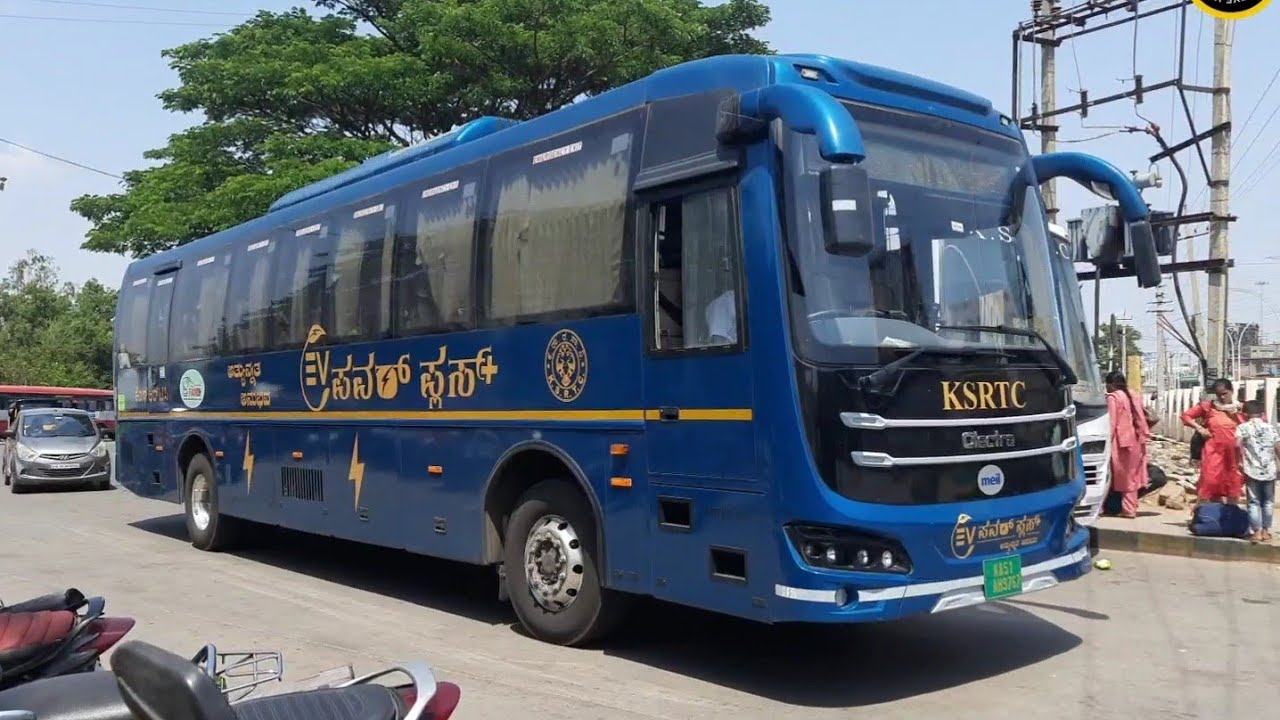 Power Plus Electrical Vehicle || KSRTC Davangere Depot || Bengaluru to ...