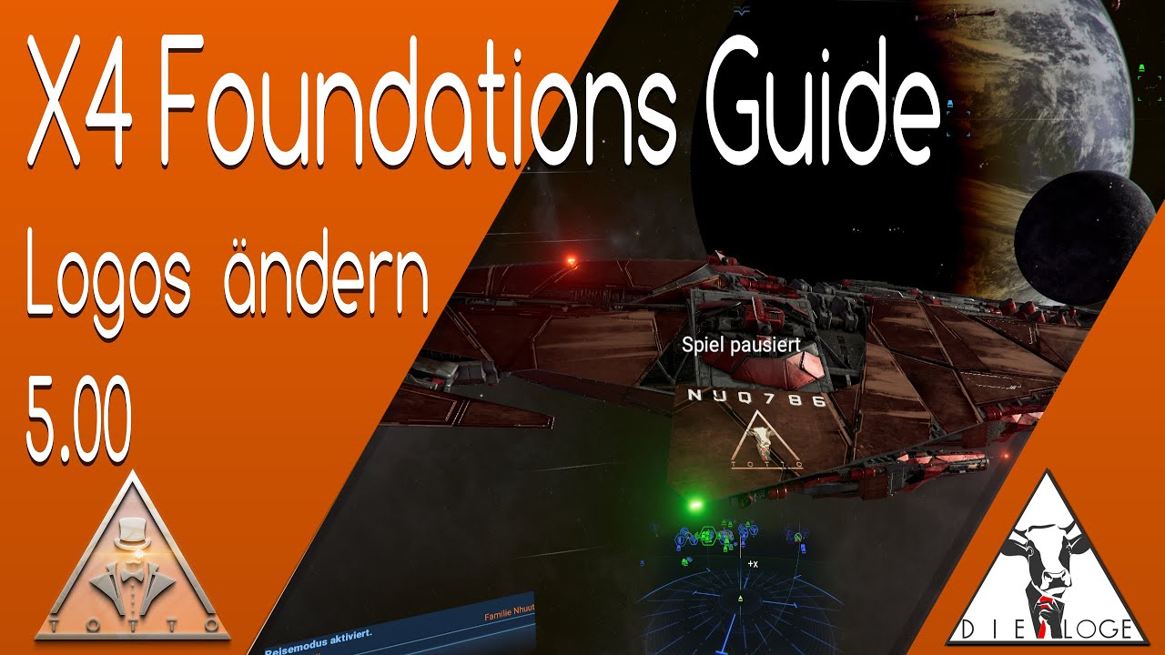 X4 Foundations 5.0 deutsch | Logos | Guide | Die loge - YouTube