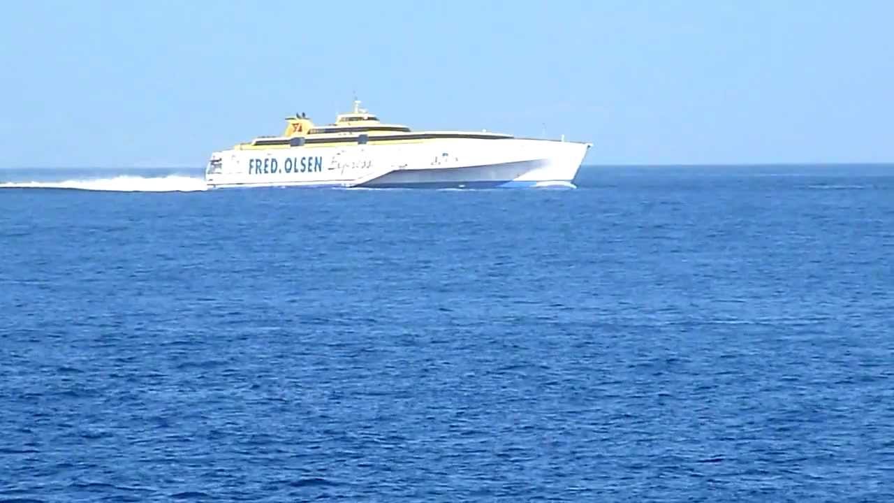 Fred. Olsen Express, La Palma - La Gomera - Tenerife - YouTube