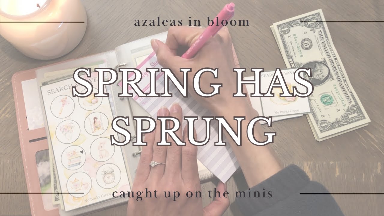 MORE FLOWERS FOR FRI-YAY 💐 Spring Has Sprung I Cash Savings - YouTube