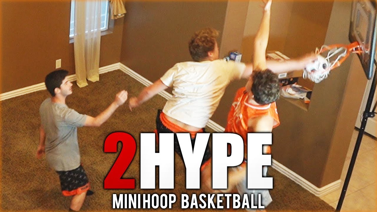 INSANE 2v2 2HYPE MINIHOOP BASKETBALL! - YouTube