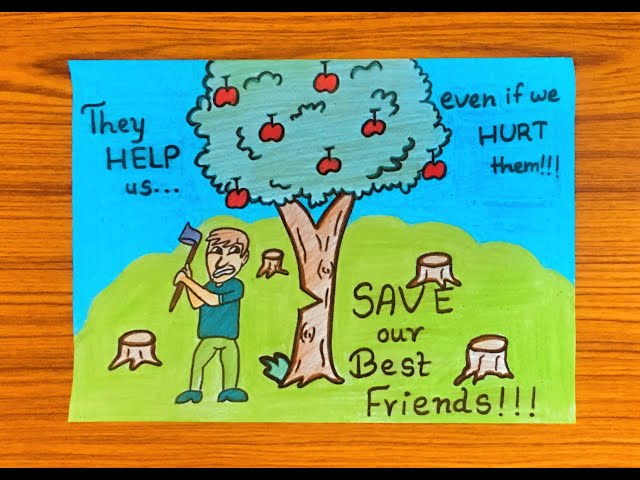 Stop Deforestation Posters For Kids