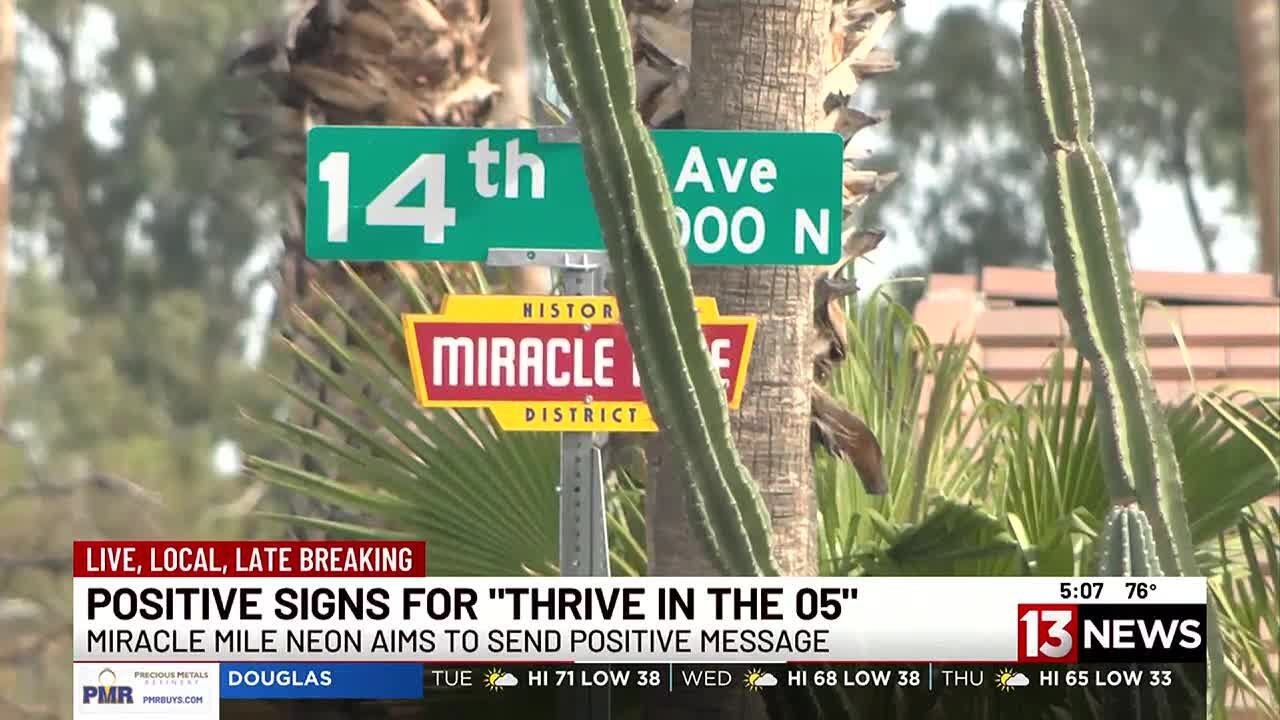 Neon signs mark efforts to revitalize Miracle Mile - YouTube