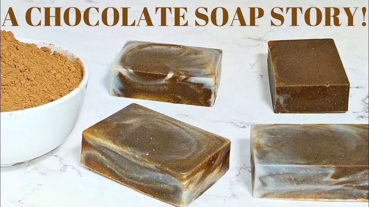 A BEAUTIFUL CHOCOLATE COLD PROCESS SOAP RECIPE, USING RAW COCOA POWDER ...