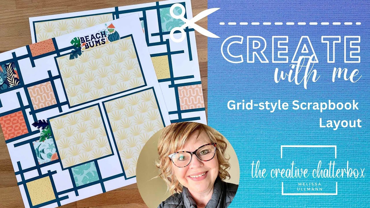 Grid-style Scrapbook Layout using Scraps with The Creative Chatterbox ...