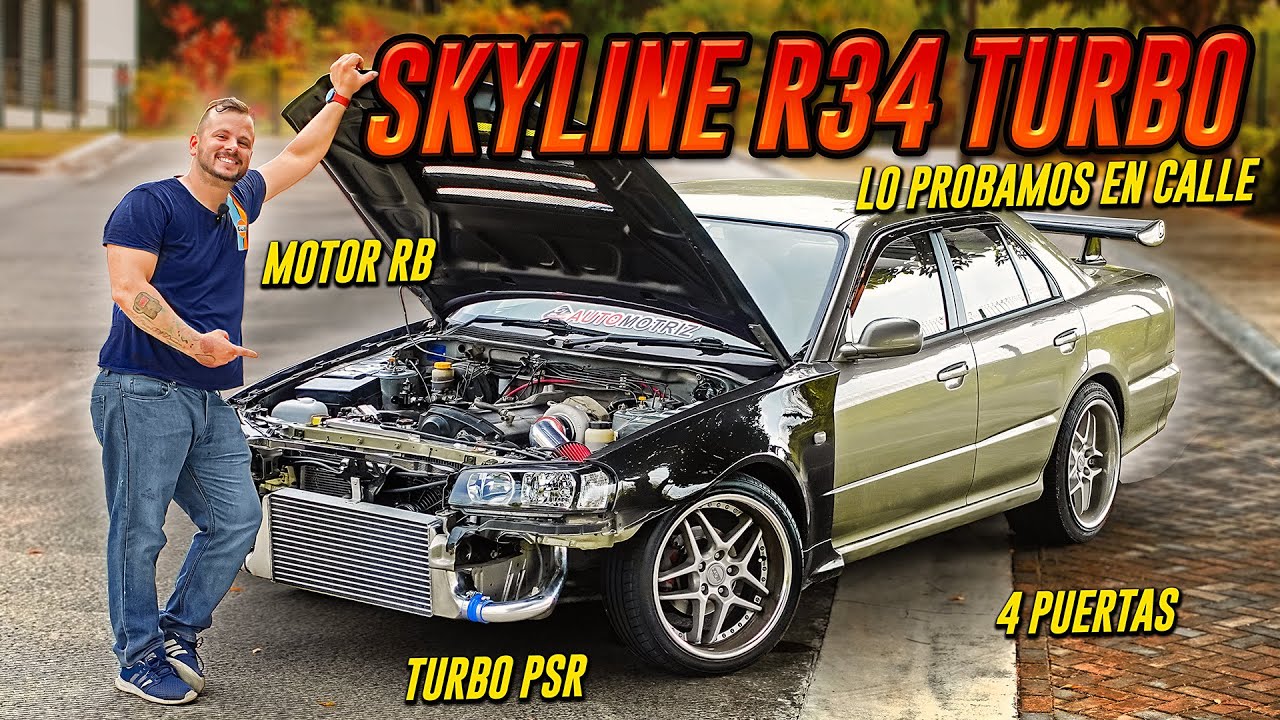PROYECTO SKYLINE R34 TURBO! Lo PROBAMOS en Calle y SUENA INCREÍBLE *** SUTUTUTU *** - YouTube