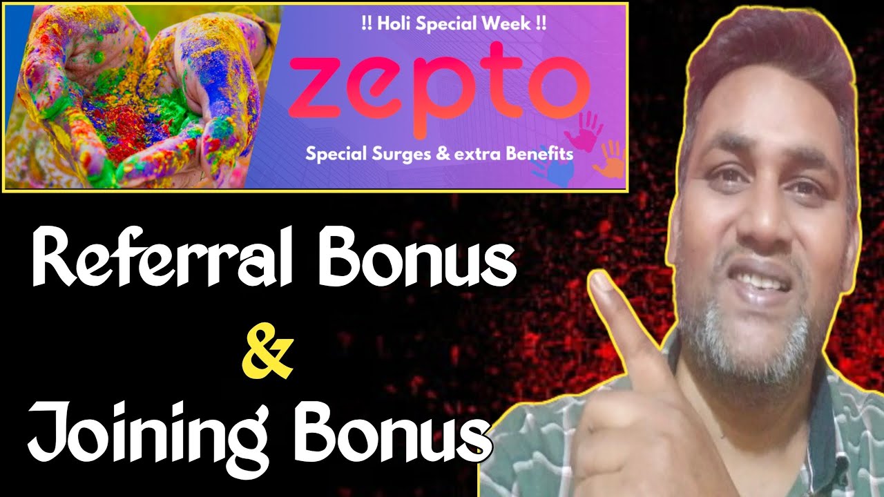Zepto Delivery Partner Holi Special New Update 2024 | Zepto Referral ...