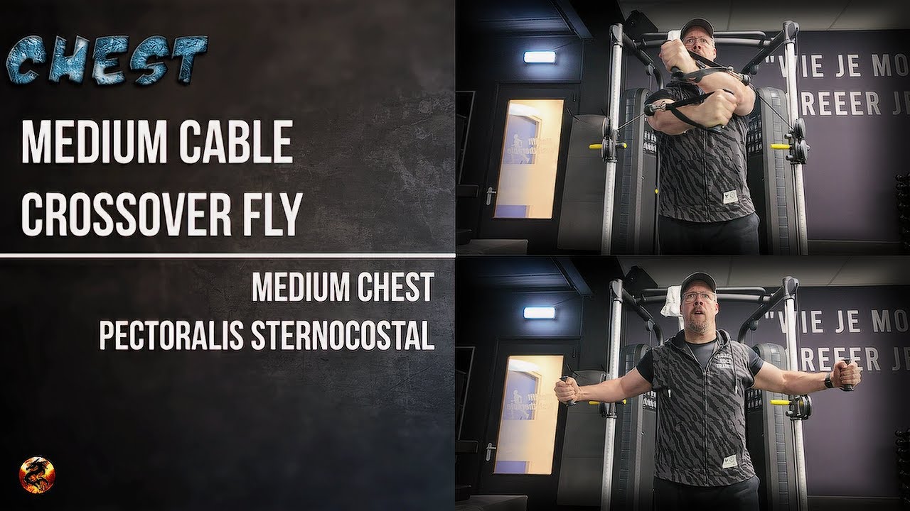 Chest - Medium Cable Crossover Fly - YouTube