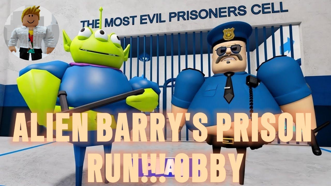ALIEN BARRY'S PRISON RUN!!! OBBY #roblox - YouTube