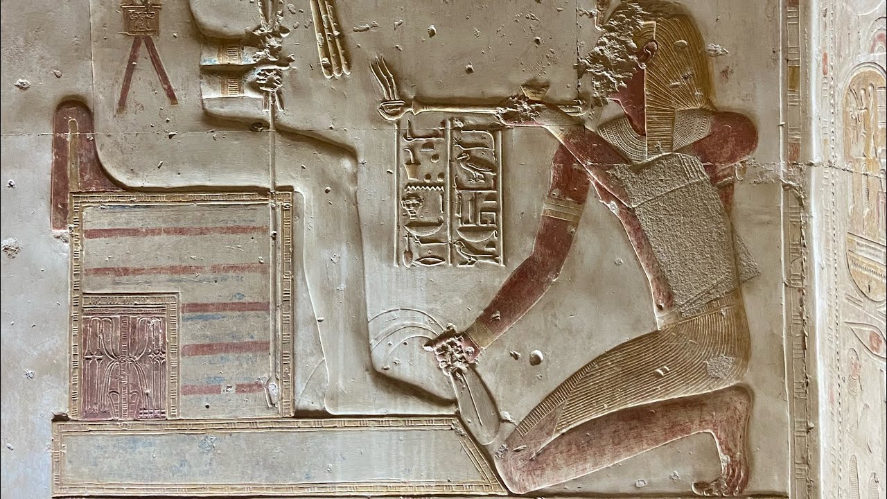 جولة داخل معبد سيتي الأول منطقة آثار ابيدوس سوهاج Abydos Temple