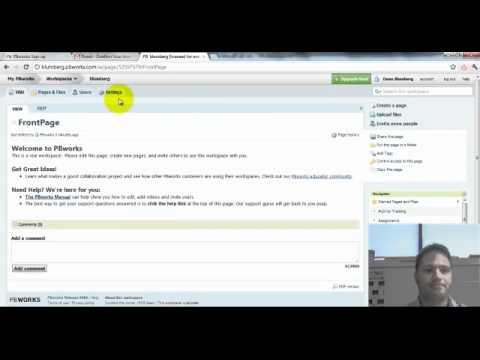 How To: Create A Class Wiki Using PBworks - YouTube