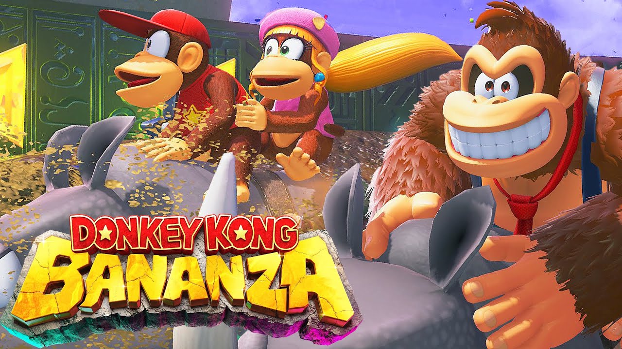 Diddy Kong & Dixie Kong in Donkey Kong Bananza (4K60FPS) - YouTube