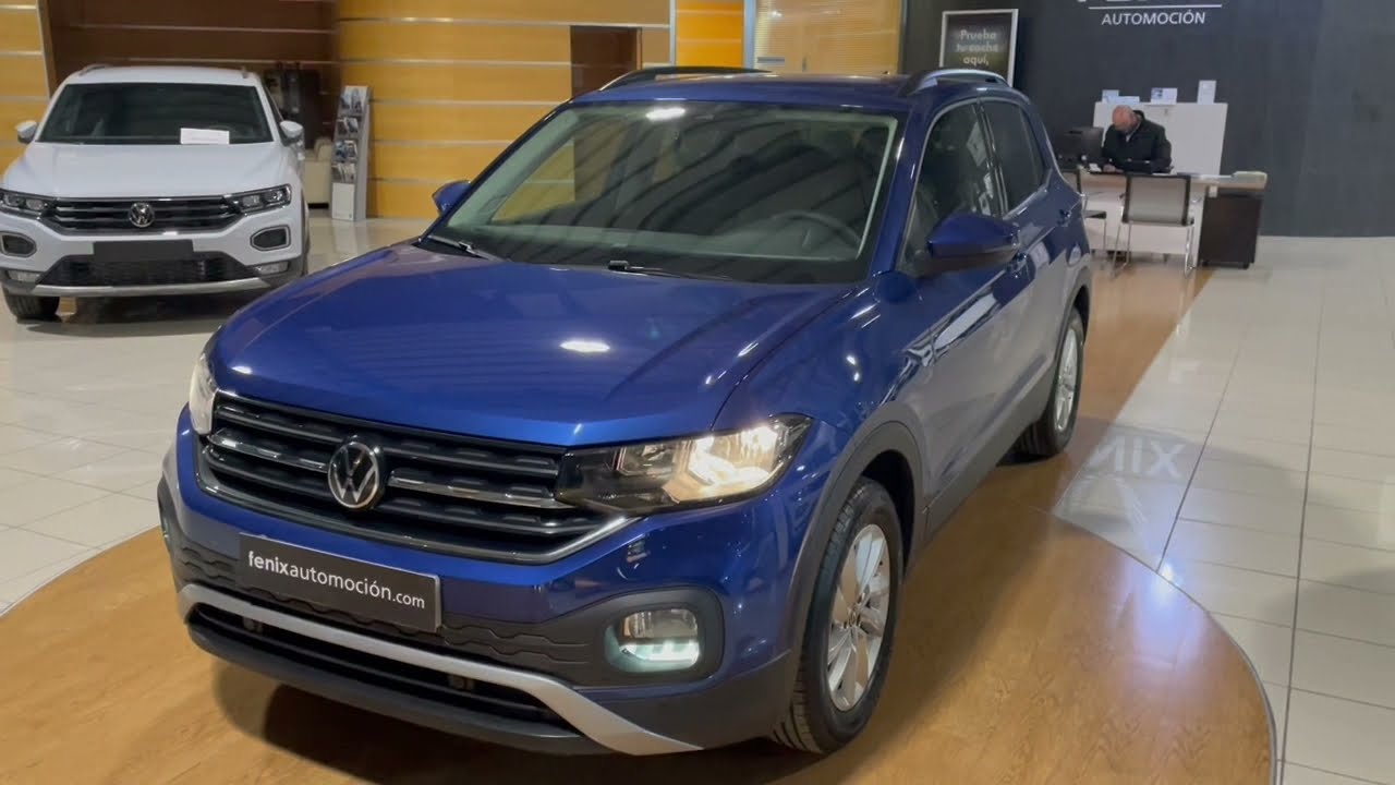 Volkswagen T-CROSS Advance azul arrecife TSI 110CV - 2022 - YouTube