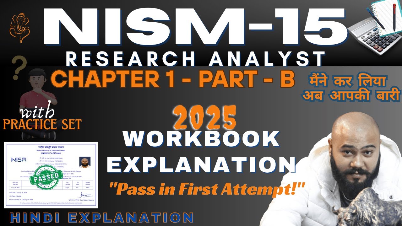 NISM Research Analyst Exam 2025 | FULL COURSE - Chapter 1, Part - B | NISM 15 Full course - YouTube
