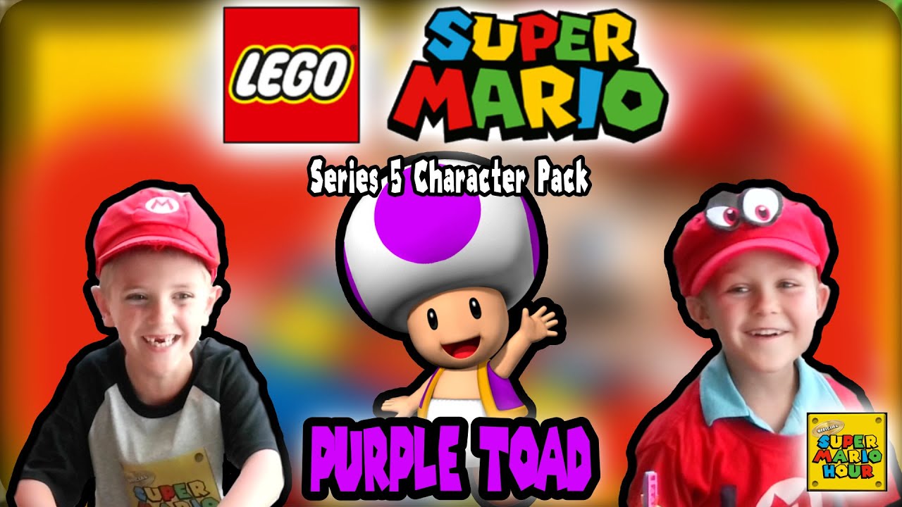 NEW AUG. 2022 LEGO SUPER MARIO- SERIES 5 CHARACTER PACK- PURPLE TOAD ...