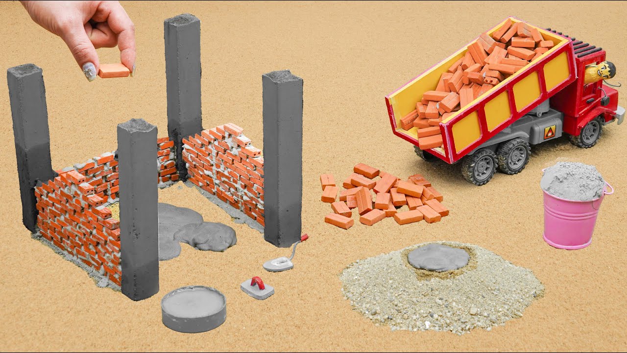 DIY Science Projects How to Make a Brick Small Animal Cage - YouTube