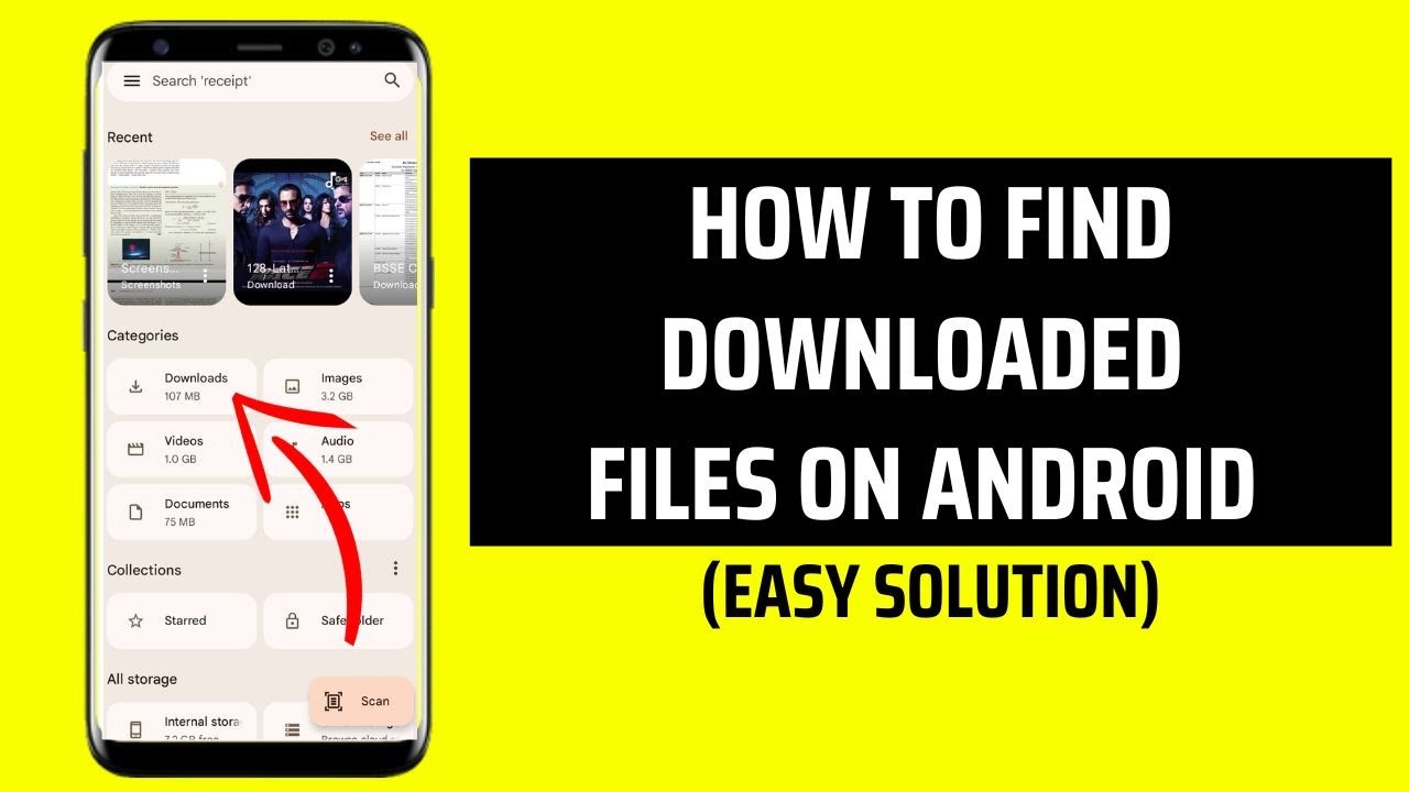 How To Find Downloaded Files On Android - YouTube