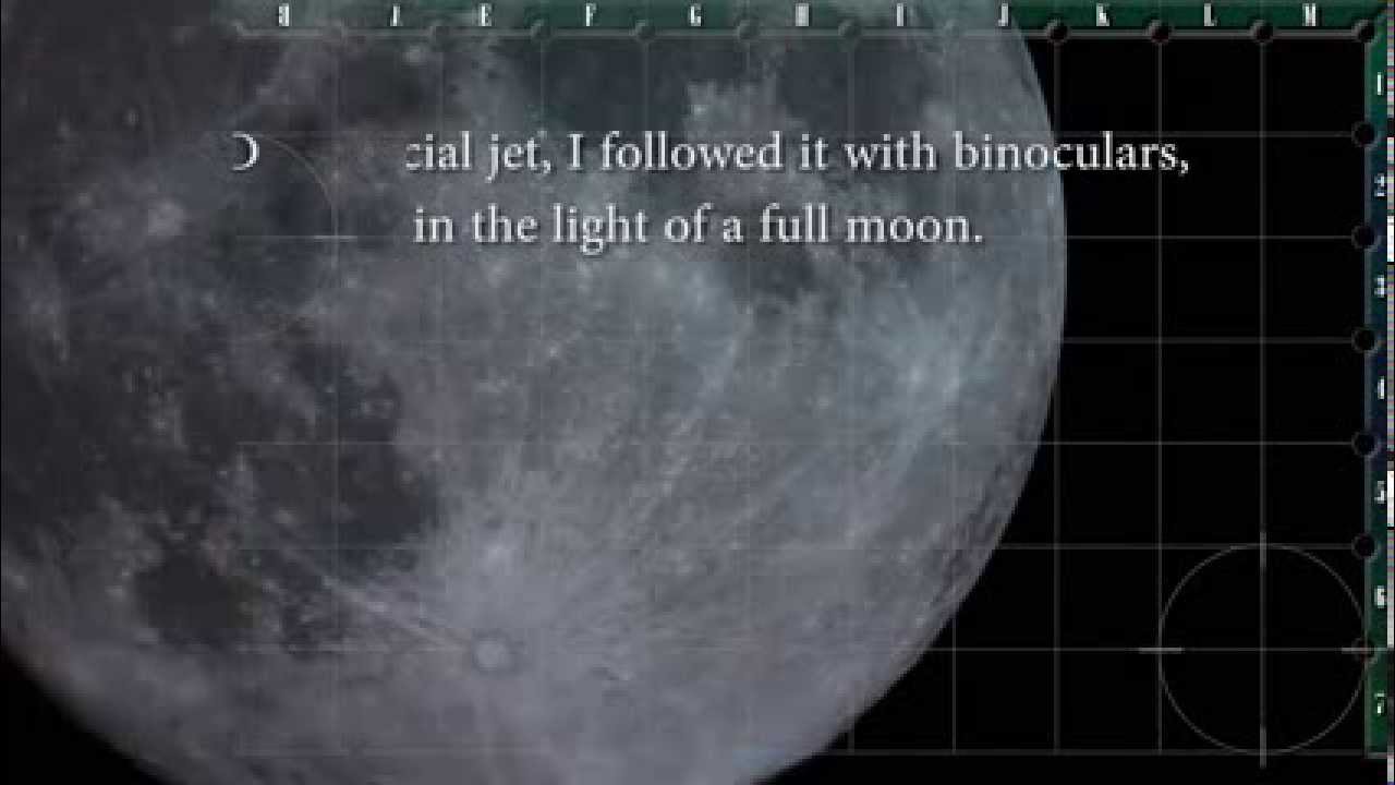 Invisible Plane Skims The Moon - YouTube