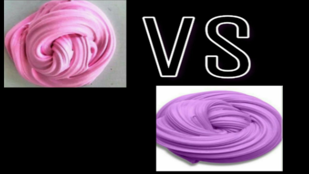 Como fazer slime/roxo vs rosa - YouTube