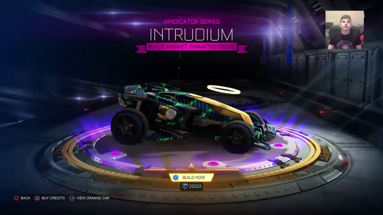 Rocket league trading intrudium (black market decal) for import body ...