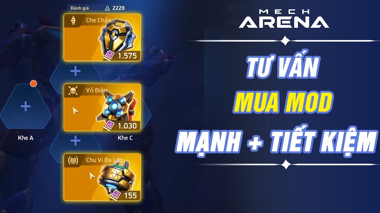 Tư vấn mua Mod - Giúp bạn tiết kiệm và có Mod ngon - Mech Arena - YouTube