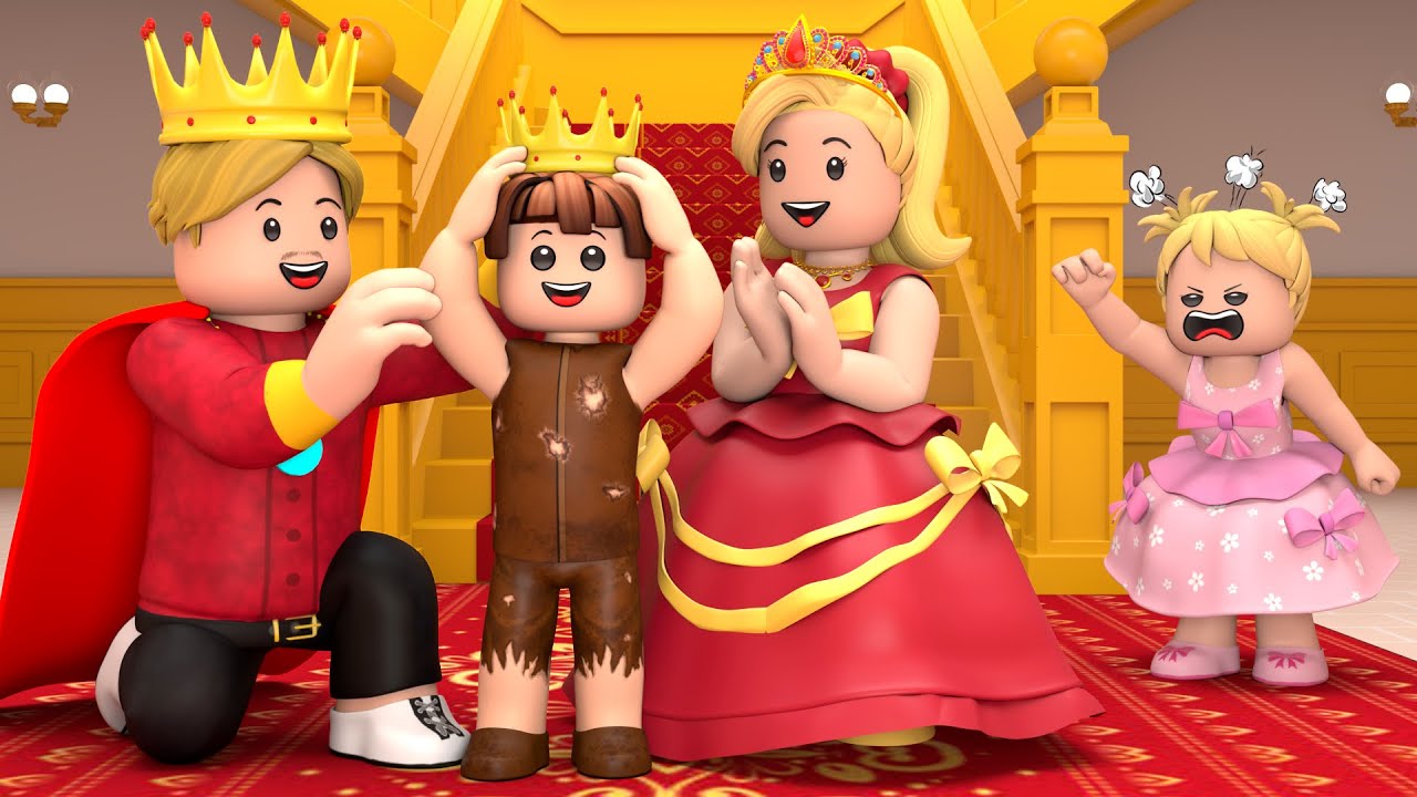 ROBLOX Brookhaven 🏡RP: Adopted by the King & Queen | Roblox Edgar - YouTube