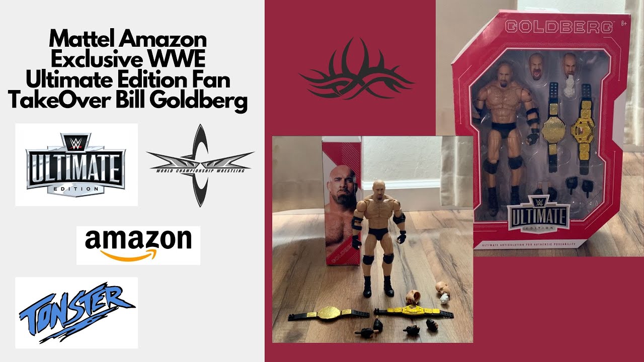 Mattel Amazon Exclusive WWE Ultimate Edition Fan TakeOver Bill Goldberg ...