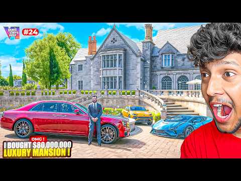 FINALLY BOUGHT 80,000,000$ LUXURY MANSION in GTA 5 REAL LIFE! 🔥 #24