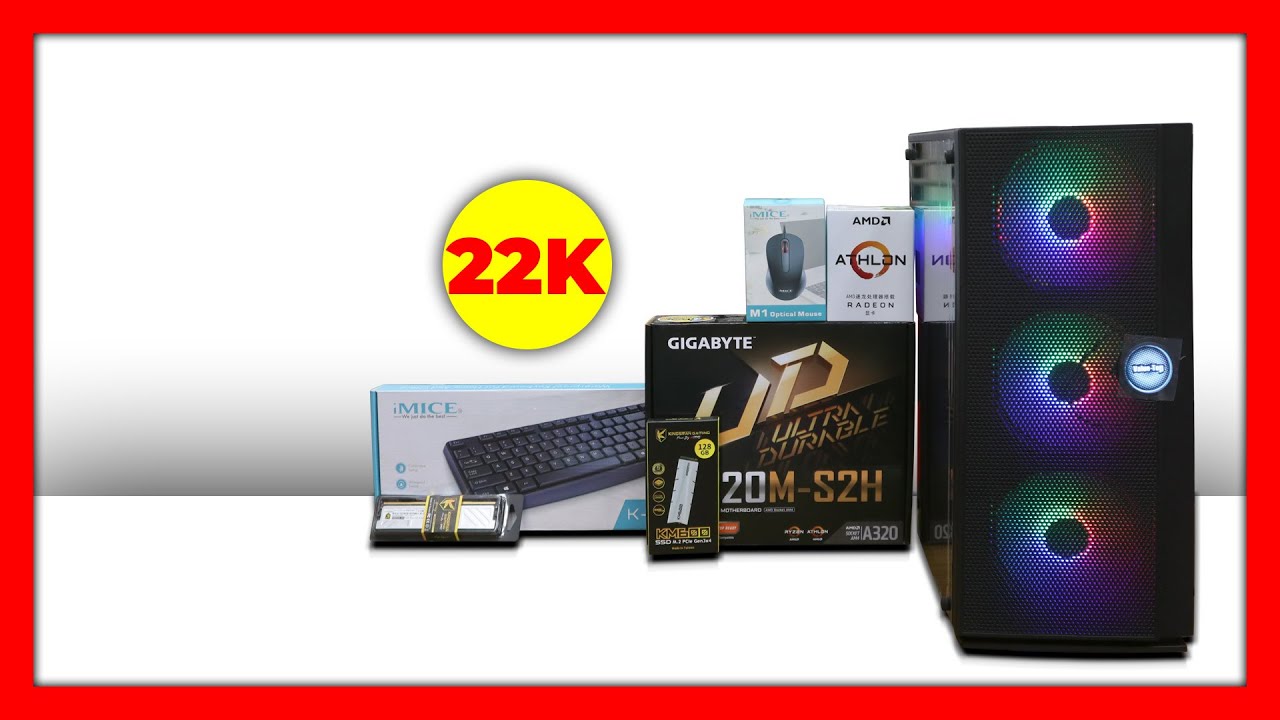 22K Pc Build | Budget Pc Build idea | Cheap pc building idea | creatus ...