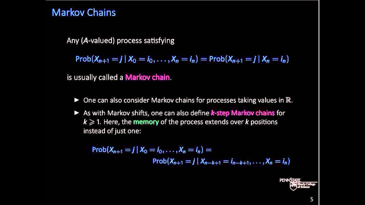 Math 574, Lesson 3-4: Markov Chains - YouTube