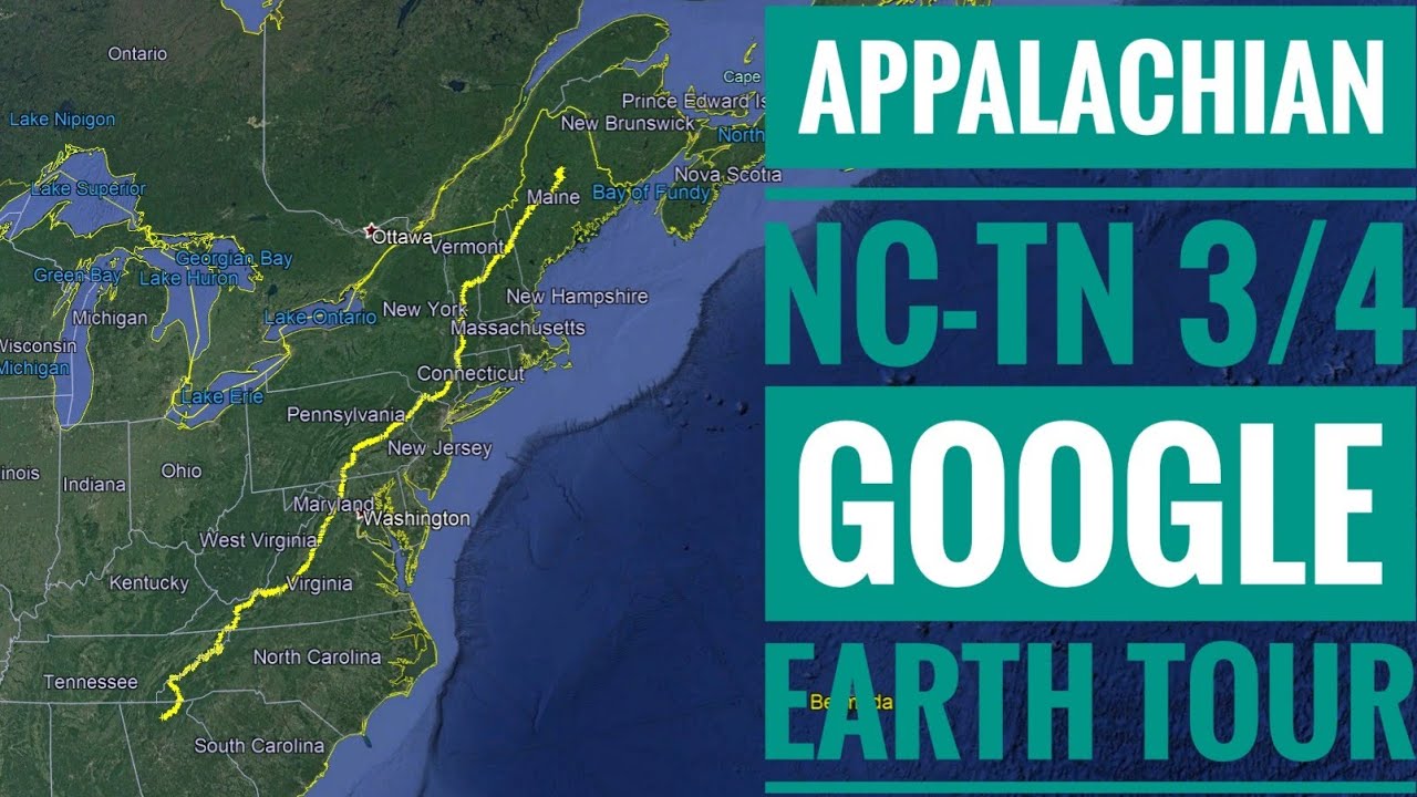 AT North Carolina Tennessee 3/4 Google Earth Tour - YouTube