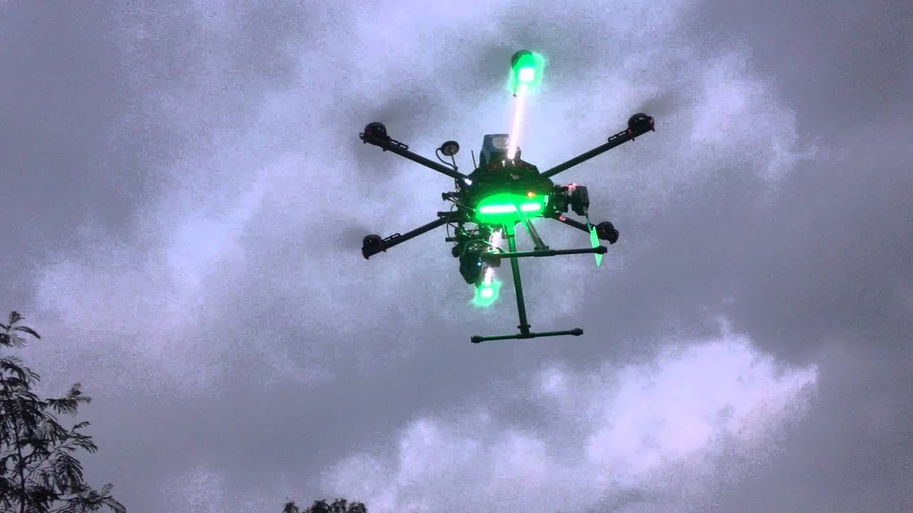 Super Bright LED Light for Multi-Copter - YouTube